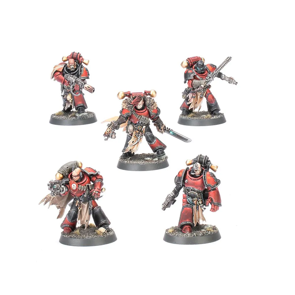 Warhammer 40k: Chaos Space Marines: Red Corsairs Raiders | Golden ...